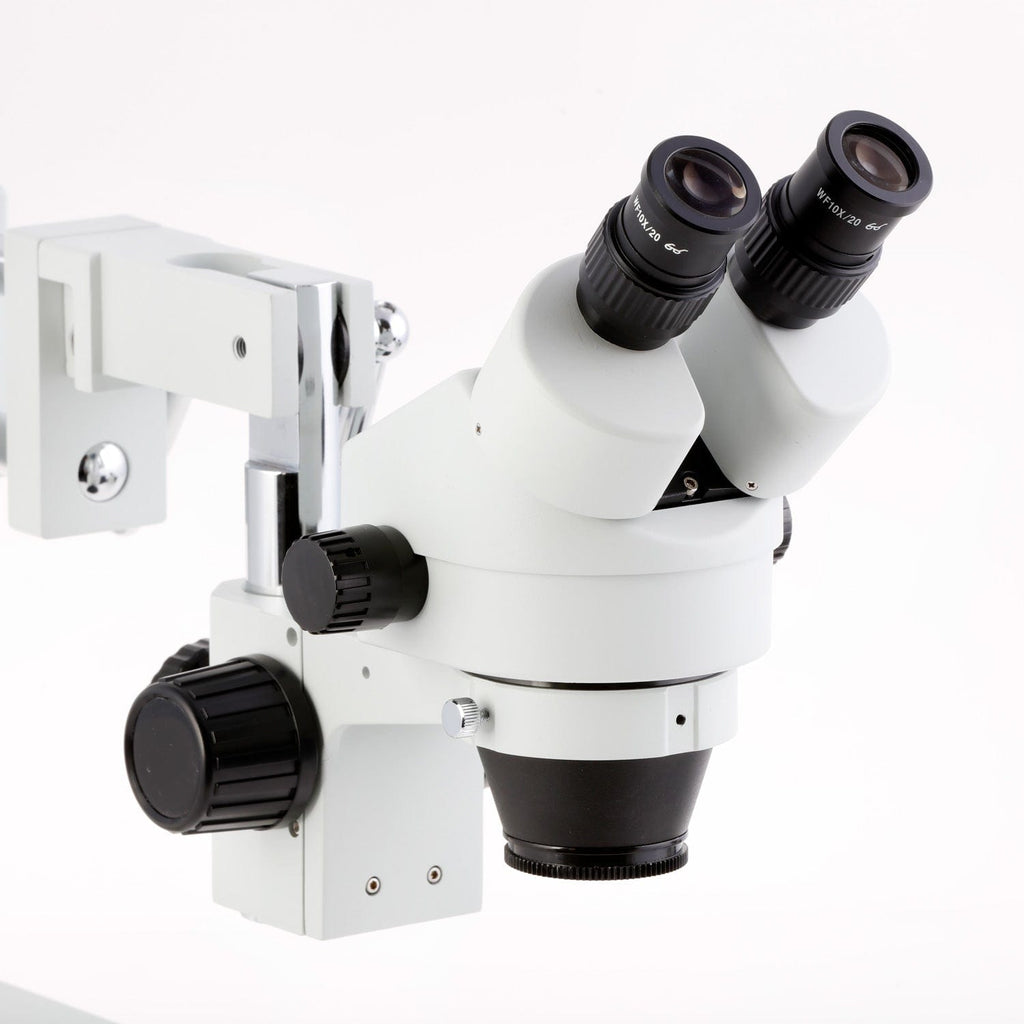 AmScope SM-4B Series Binocular Zoom Stereo Microscope 3.5X-180X Magnif ...
