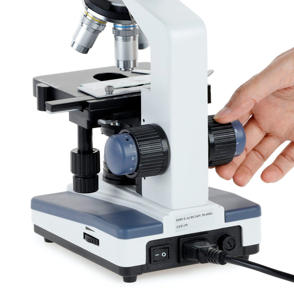 40x-1000x Magnification Led Illumination AmScope T120 Professional ...
