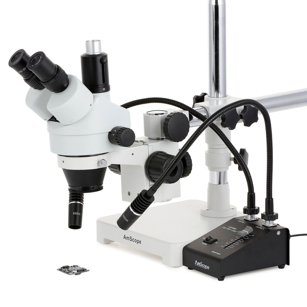 AmScope Powerful 6 Watt LED Dual Gooseneck Illuminator – AmScope EU