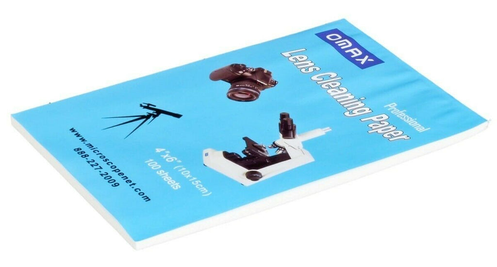 Microscope & Camera Lens Optical Cleaning Paper Booklet 100 Sheets New ...