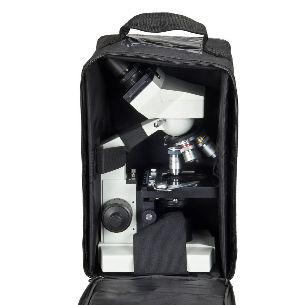 OMAX 40X-2000X Binocular Compound LED Microscope Mechanical Stage +Car ...