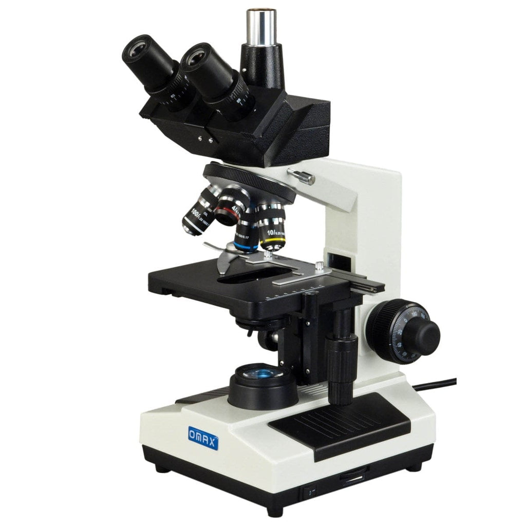 OMAX 40X-2500X Phase Contrast LED Trinocular Compound Microscope+5MP C ...
