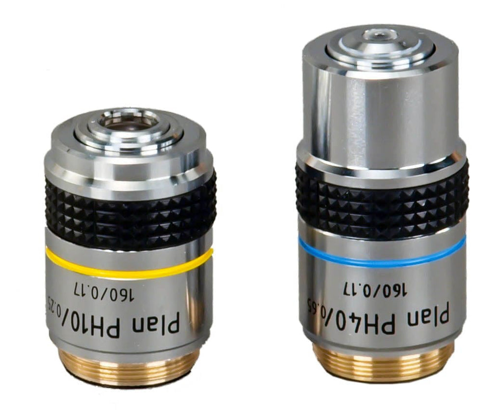 OMAX Darkfield and Brightfield PLAN Phase Contrast Kit for Compound Mi ...