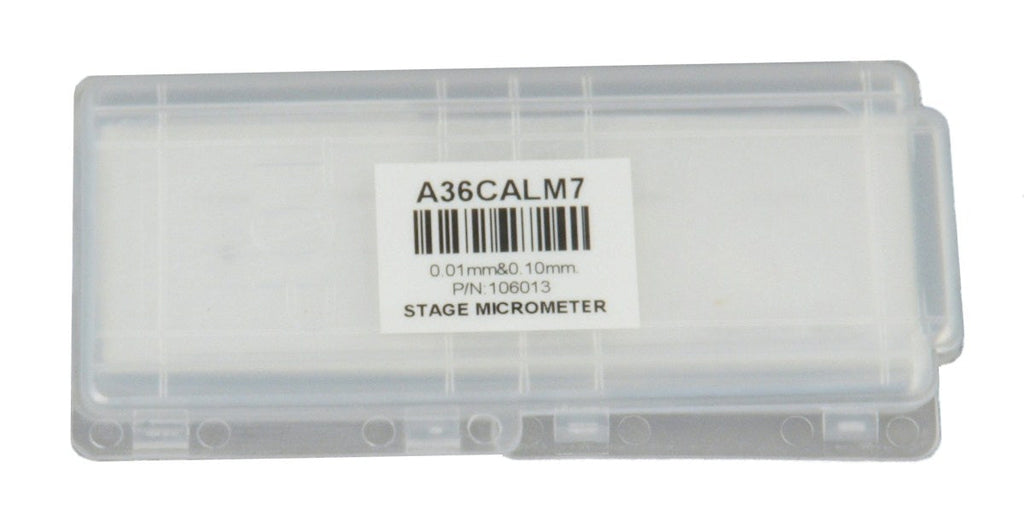 OMAX 0.1MM & 0.01MM MICROSCOPE CALIBRATION SLIDE – AmScope EU