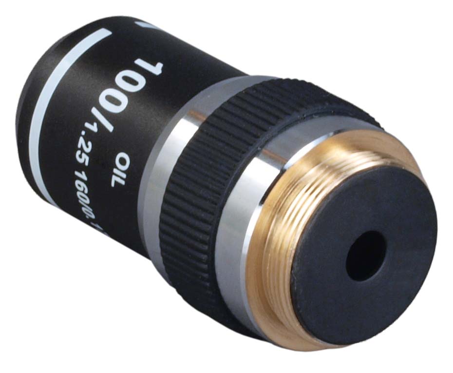 AmScope 100x Achromatic Compound Microscope Objective Lens – AmScope EU