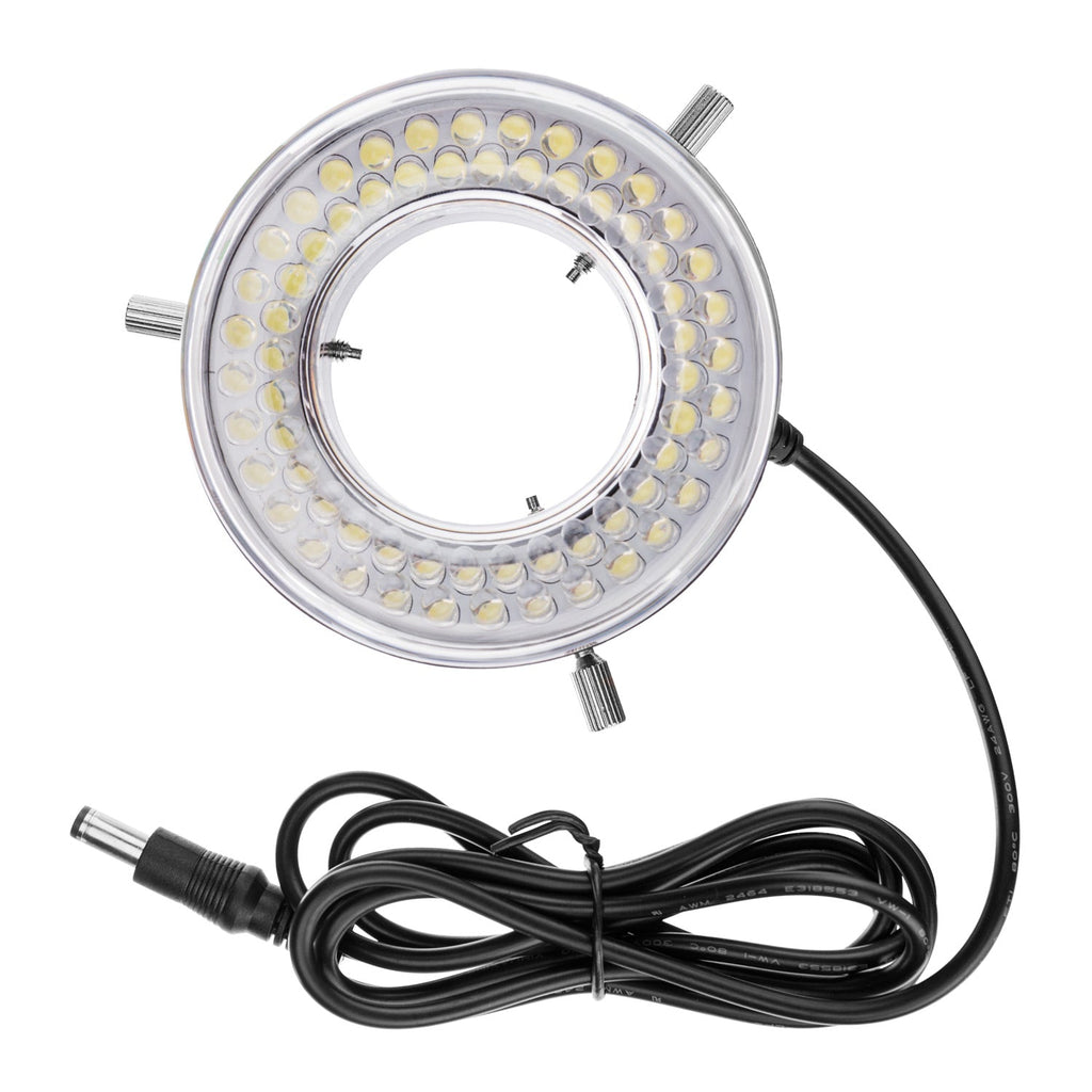 AmScope 64-LED Microscope LED Ring Light with Adapter – AmScope EU