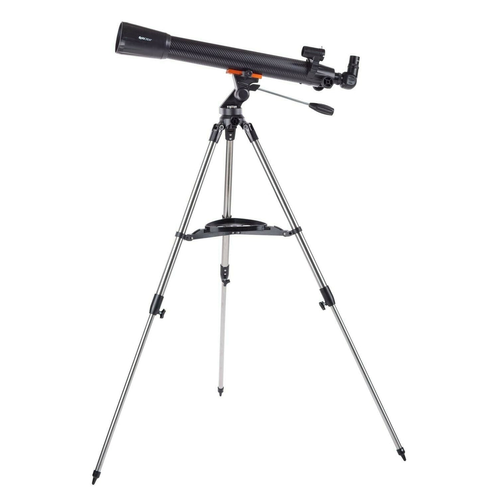 IQCrew 35X-525X 70mm f/10 Refractor Telescope with 2-Section Altazimut ...