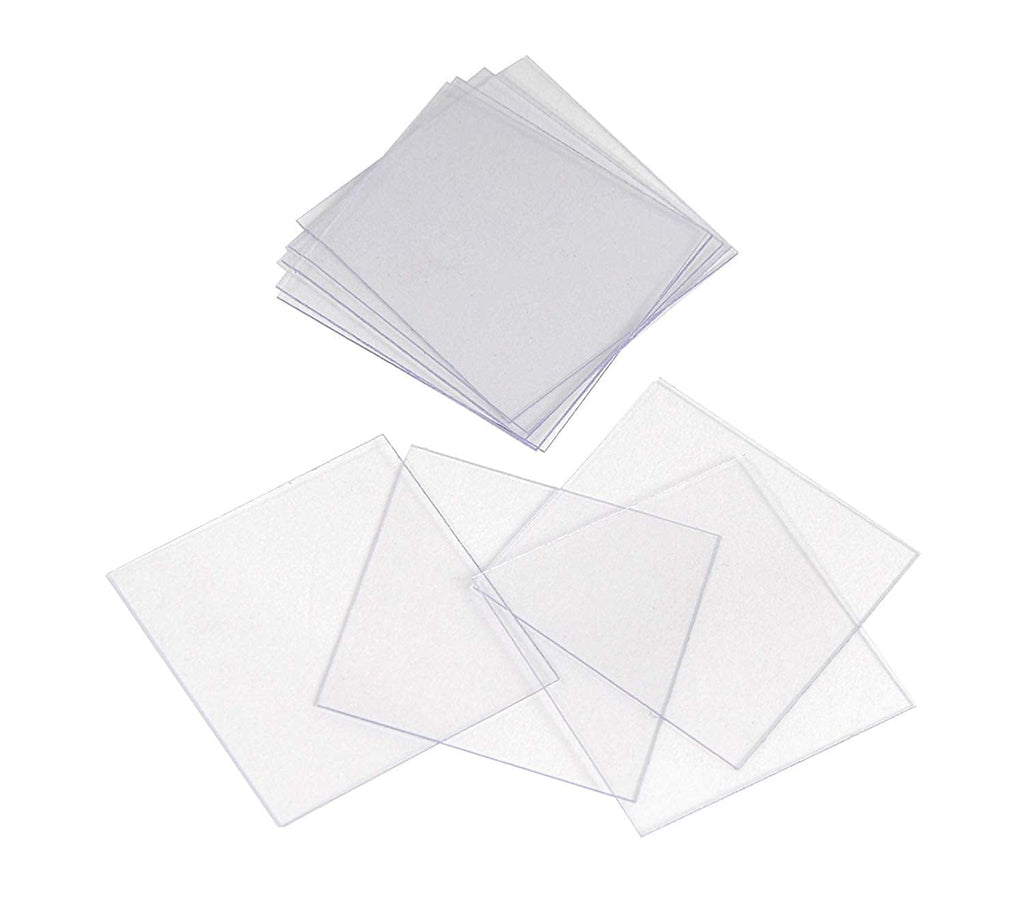 AmScope 5-Pack of 100 Microscope Square Coverslip Glass Slides 24mm x ...