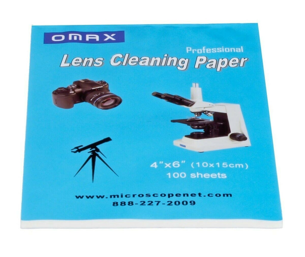 Microscope & Camera Lens Optical Cleaning Paper Booklet 100 Sheets ...