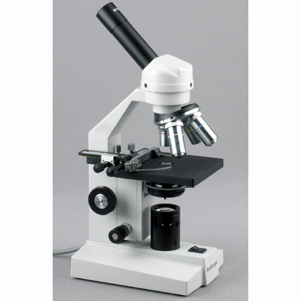 AmScope M500 Series Student Monocular Compound Microscope 40X-2000X Ma ...