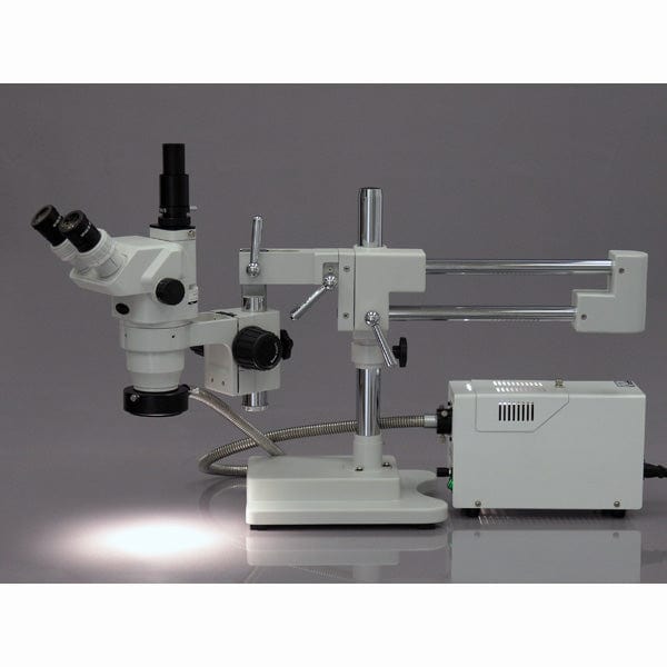 AmScope ZM-4 Series Advanced Trinocular Stereo Microscope 2X-225X Magn ...
