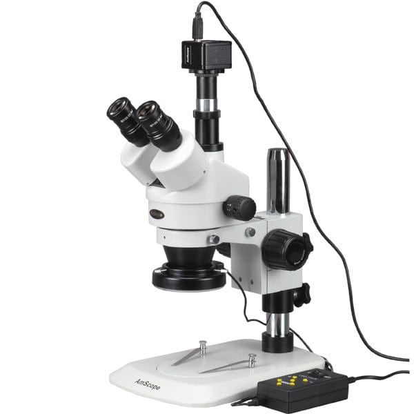 AmScope SM-1 Series Industrial Inspection Zoom Trinocular Stereo Micro ...