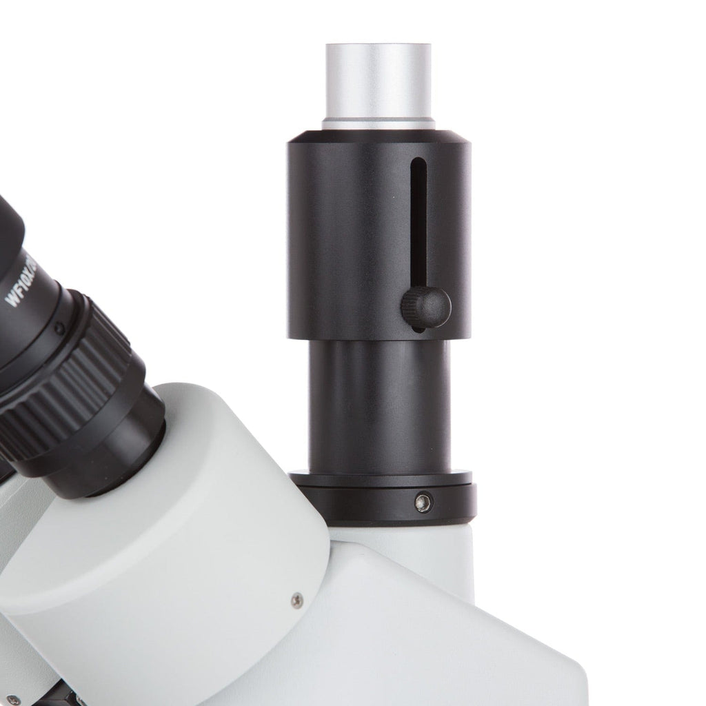 AmScope SM-3 Series Zoom Trinocular Stereo Microscope 7X-45X Magnifica ...