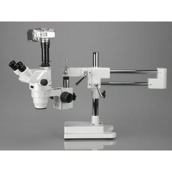 AmScope ZM-4 Series Ultimate Zoom Trinocular Stereo Microscope 2X-45X ...