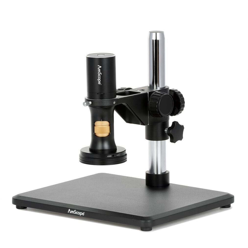 AmScope DM756 Series 8.3MP USB All-in-One Digital Microscope 0.7X-5.6X ...